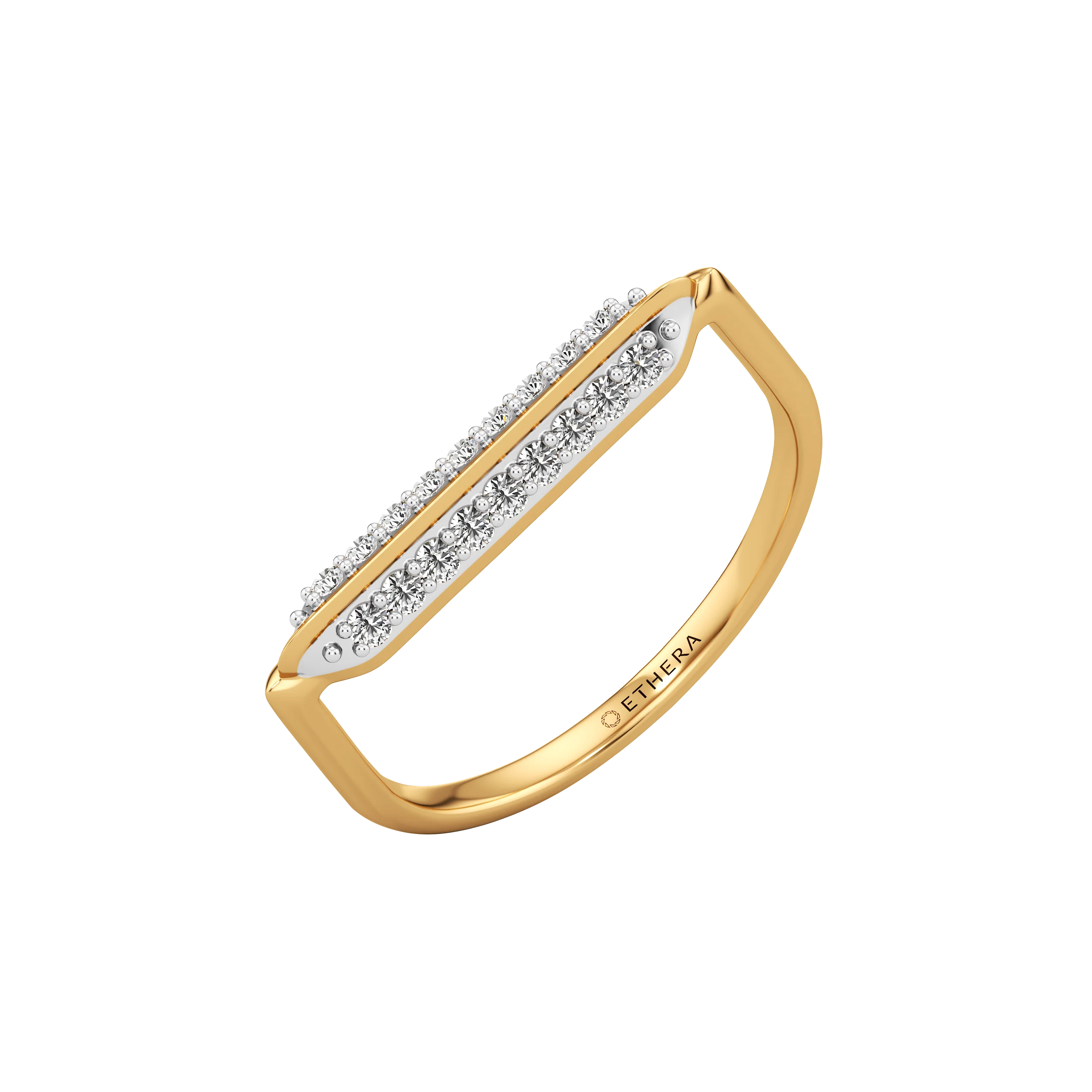 Linear Luxe Ring